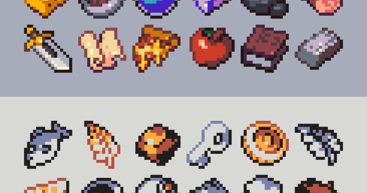 16x16 icons - Pixel Parmesan