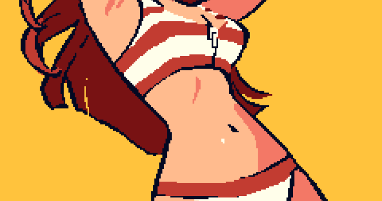 Asuka sketch - Pixel Parmesan