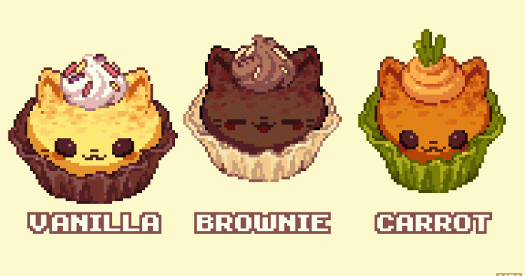 cupcats - Pixel Parmesan