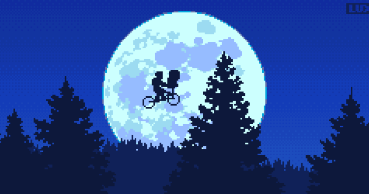 E.T. studies - Pixel Parmesan