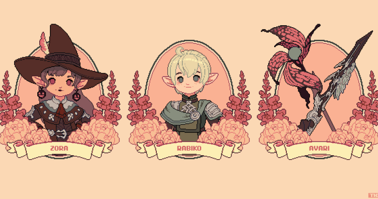 FFXIV Commission Trio - Pixel Parmesan