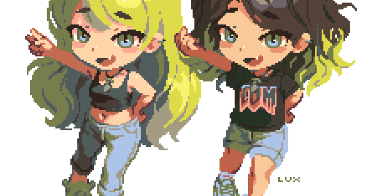 lux dress up game?? lmao - Pixel Parmesan