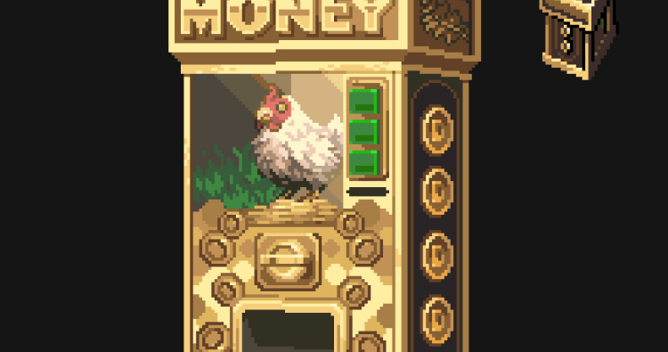 feel so clean like a money machine - Pixel Parmesan