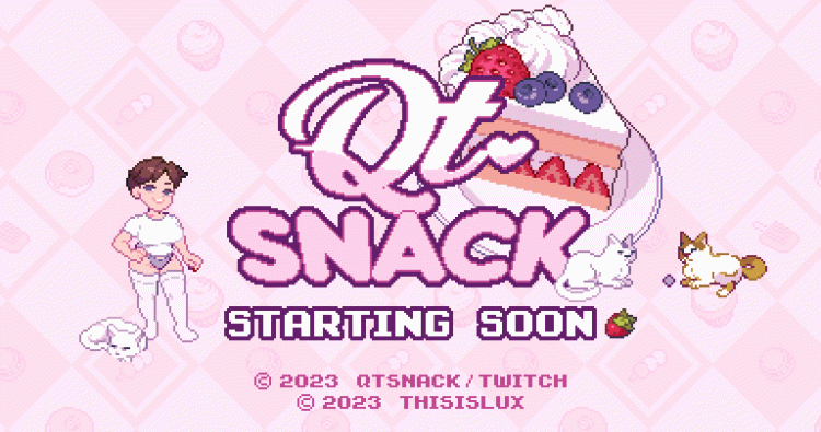 Qtsnack Twitch stream loop - Pixel Parmesan