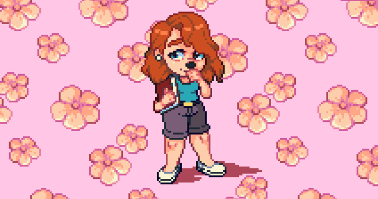 Roxanne from A Goofy Movie - Pixel Parmesan
