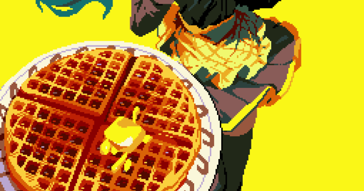 Waffle House Miku - Pixel Parmesan